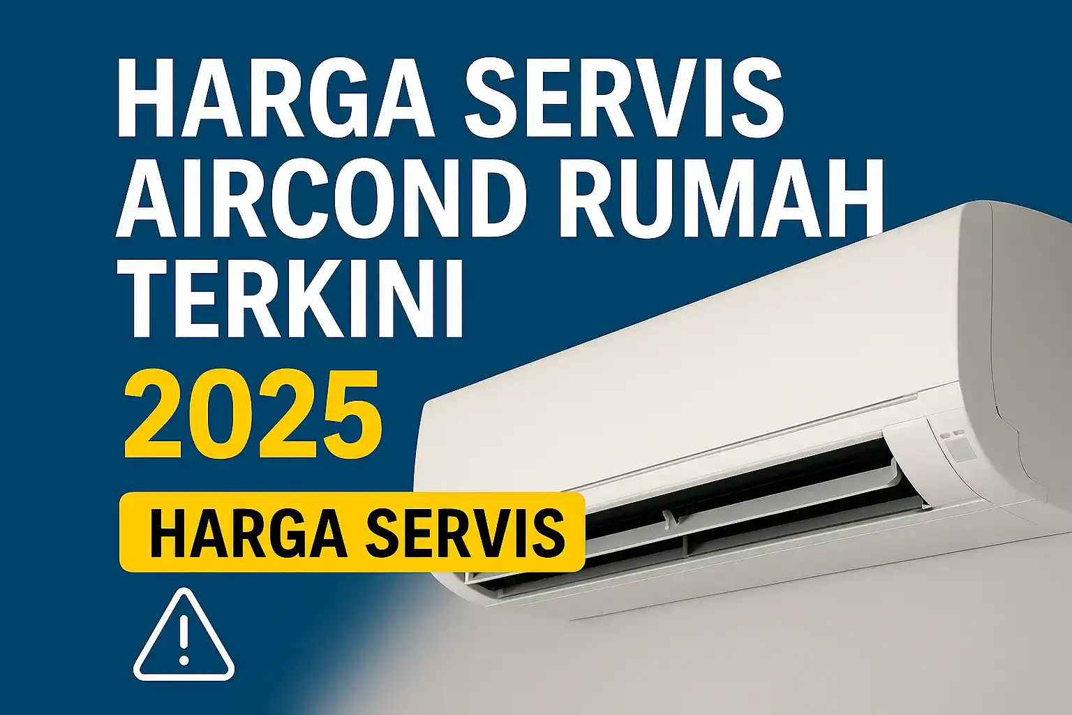 Harga Servis Aircond Rumah Terkini di Malaysia 2025
